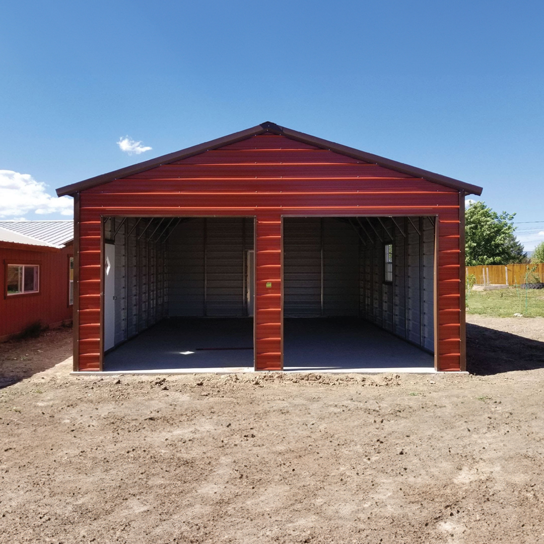 20’Wx25’Lx9’H – A Frame Vertical Roof Garage – High Quality Carports